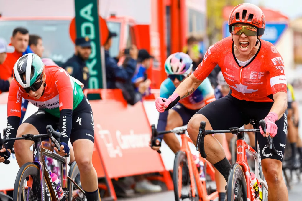 Alison Jackson triumphs in sprint after crash-strewn Stage 2 - ProCyclingUK