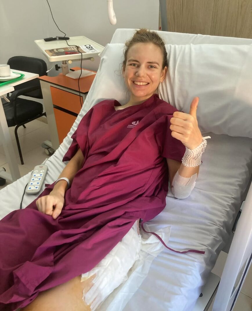 Sarah Gigante sidelined with broken femur after training crash ...