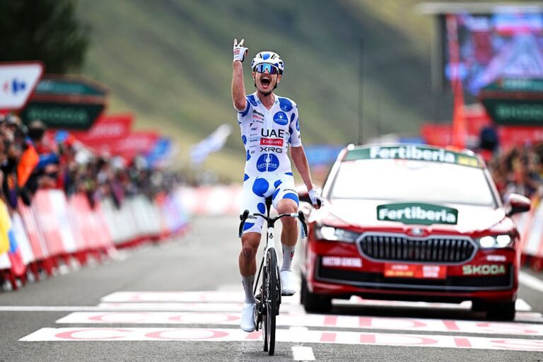 Jay Vine wins Vuelta a Espana Stage 10 at Larra Belagua as Vingegaard ...